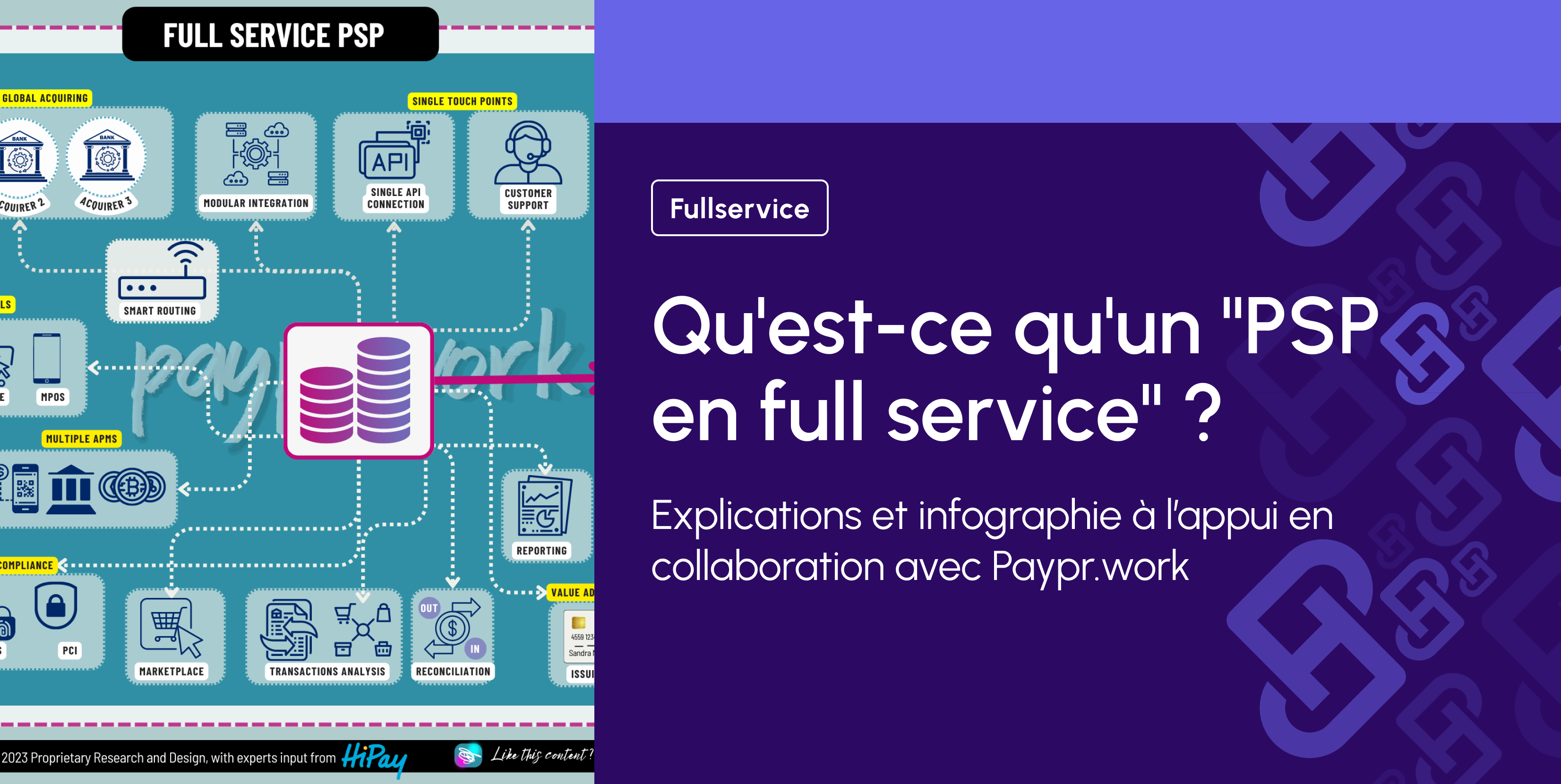 Qu'est-ce qu'un "PSP en full service"